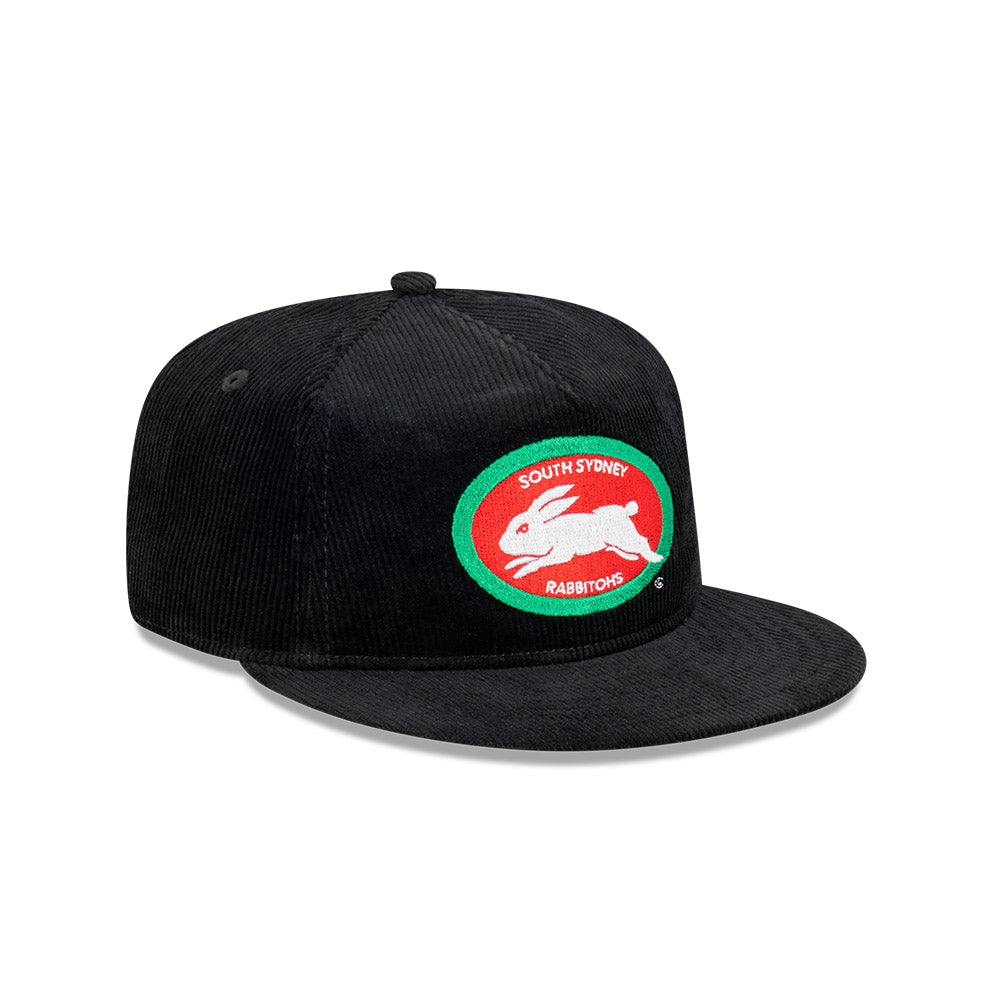 South Sydney Rabbitohs Hat - 2023 NRL Retro Black Corduroy The Golfer