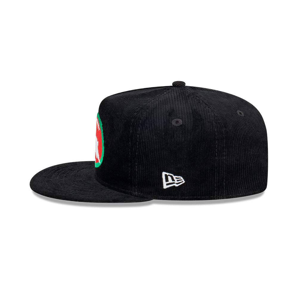 South Sydney Rabbitohs Hat - 2023 NRL Retro Black Corduroy The Golfer
