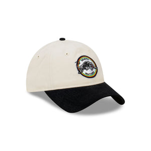 Penrith Panthers Hat - Retro 2-Tone Chrome Black Corduroy Contrast 9Tw