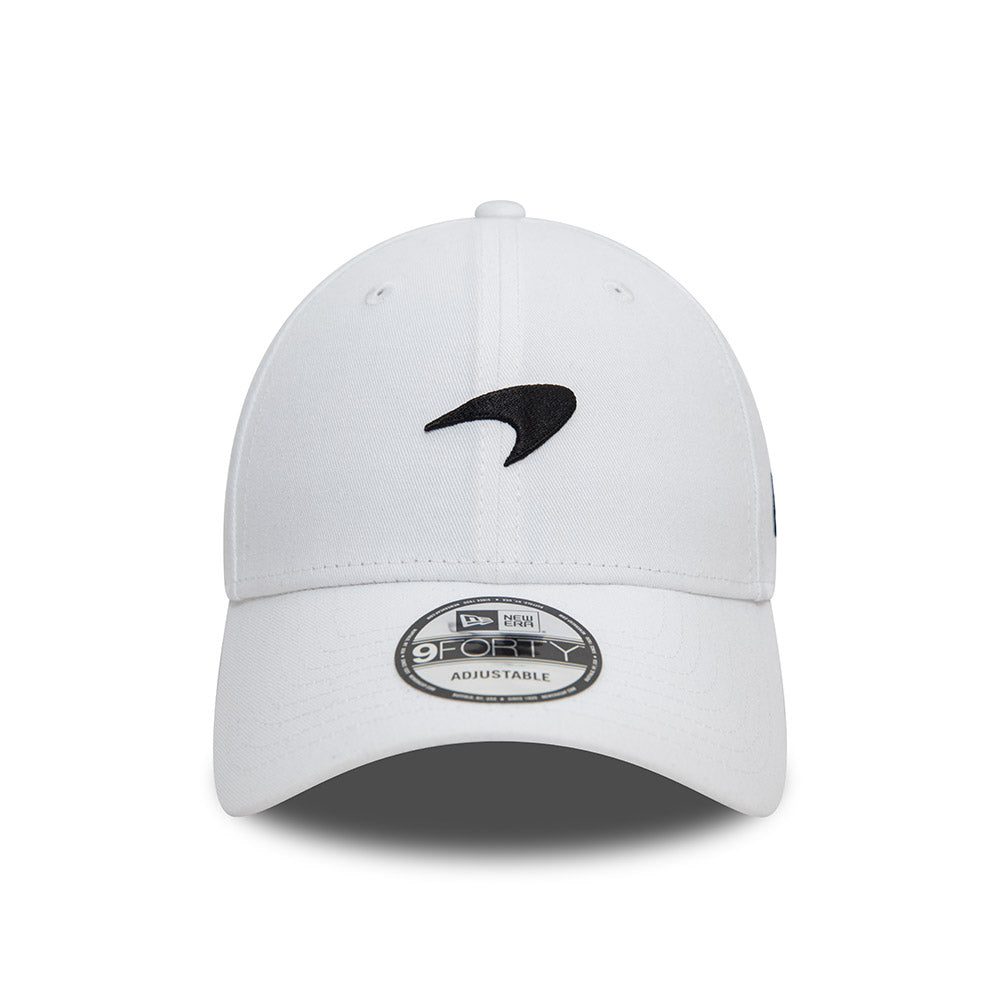 McLaren F1 Racing Hat - Seasonal Black Logo on White 9Forty Formula 1