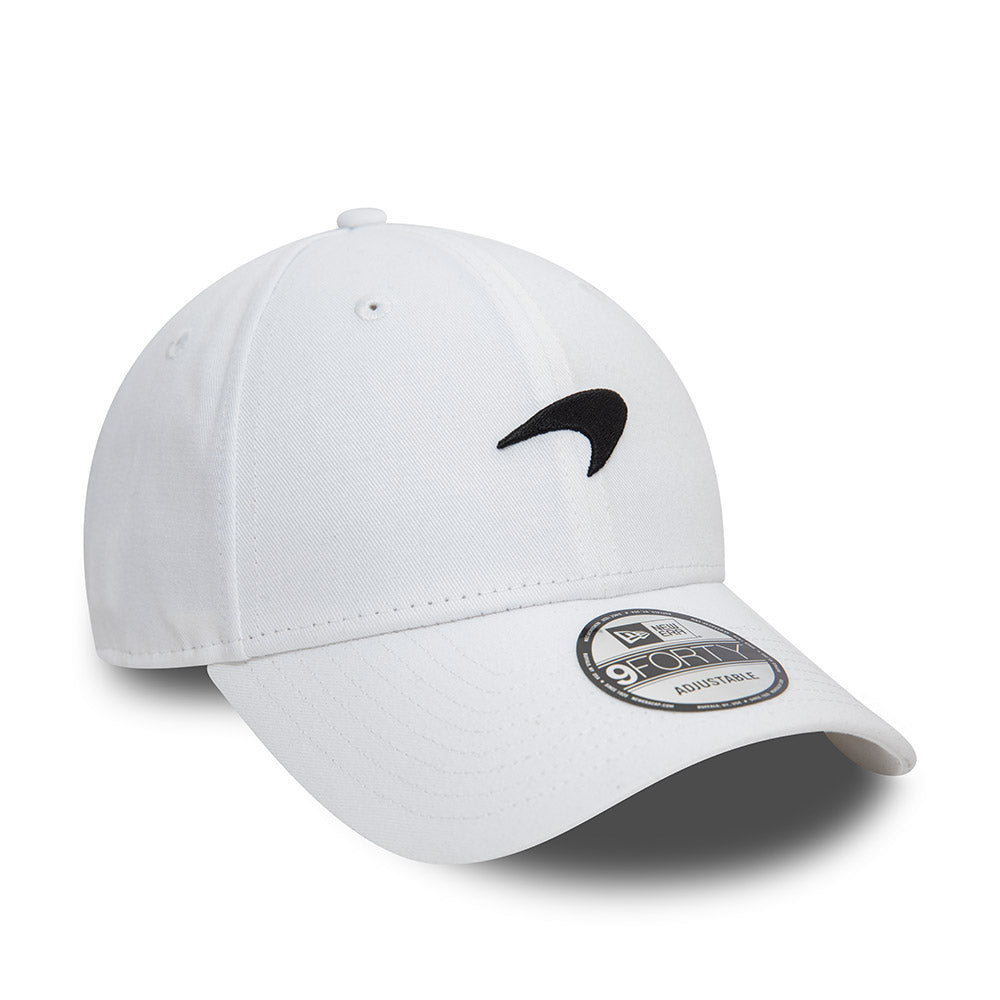 McLaren F1 Racing Hat - Seasonal Black Logo on White 9Forty Formula 1