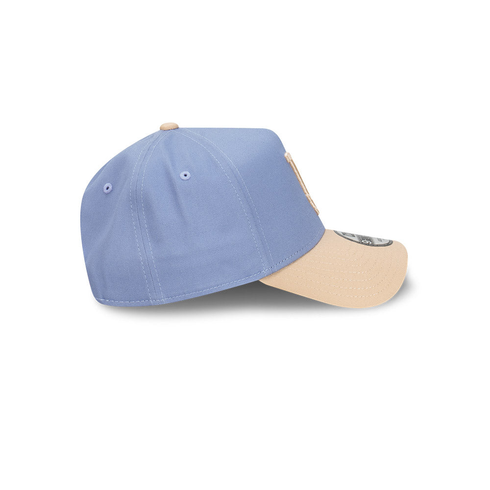 LA Dodgers Hat - Blueberry Cream 2-Tone 9Forty A-Frame MLB Snapback Ca